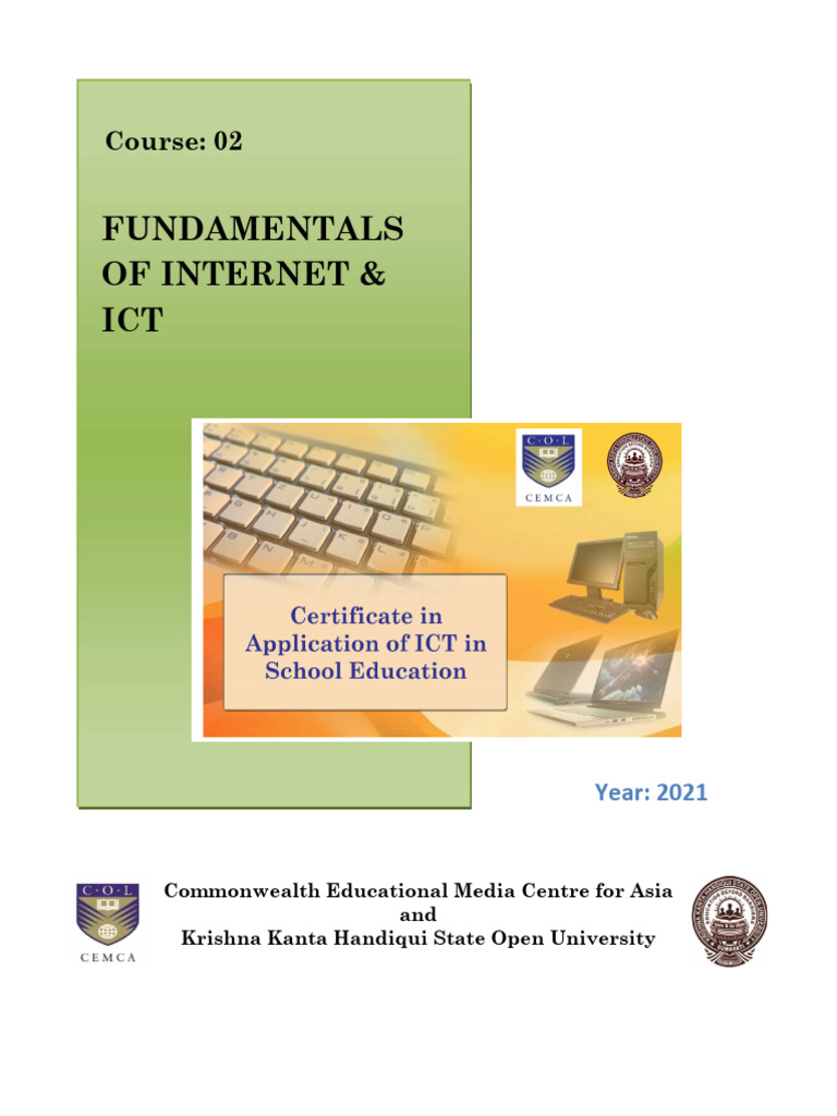 Course - 02 FUNDAMENTALS OF INTERNET & ICT | PDF | Internet | World ...
