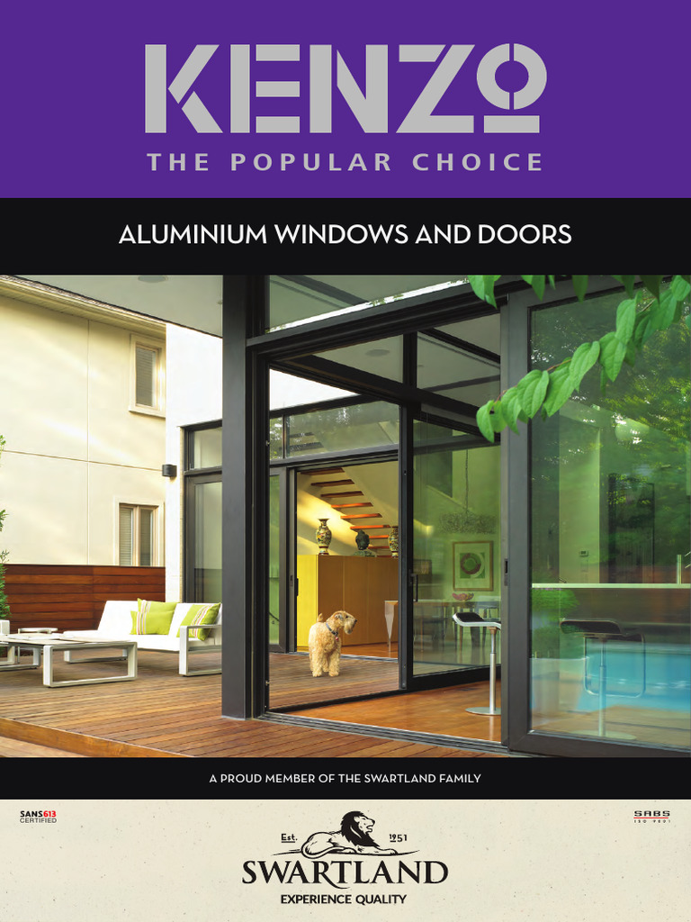 Kenzo Aluminium Doors and Windows Catalogue | PDF | Door ...