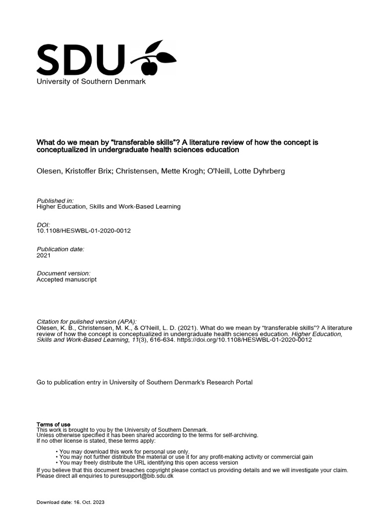 Accepted Version R1 | PDF | Chemical Synthesis | Cognition