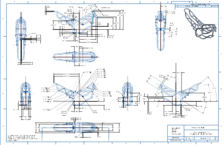 1.4 Motorcycle Frame | PDF | Geometry