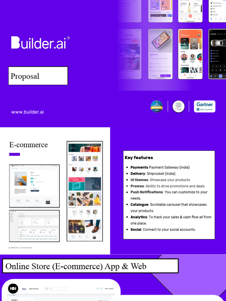 Builder - Ai Studio Store Sales Proposal | PDF | E Commerce | Online ...
