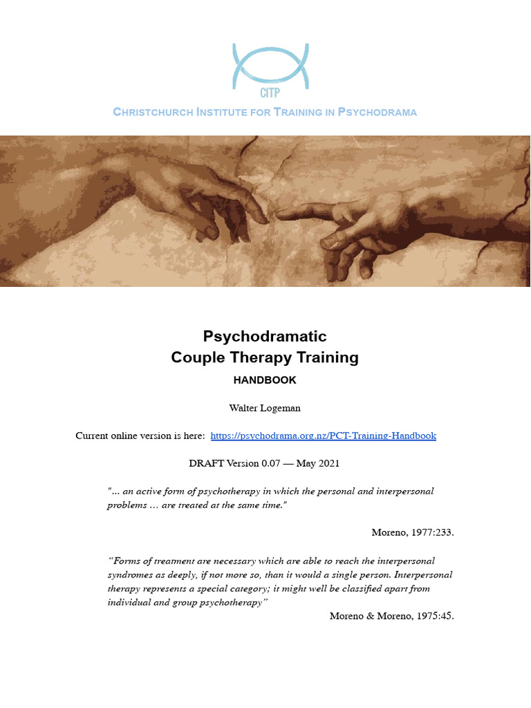 PCT Training Handbook | PDF | Psychotherapy | Psychological Concepts