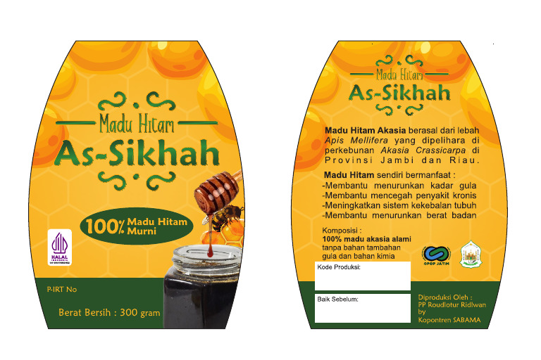 Label Madu Hitam As Sikhah - 2 | PDF