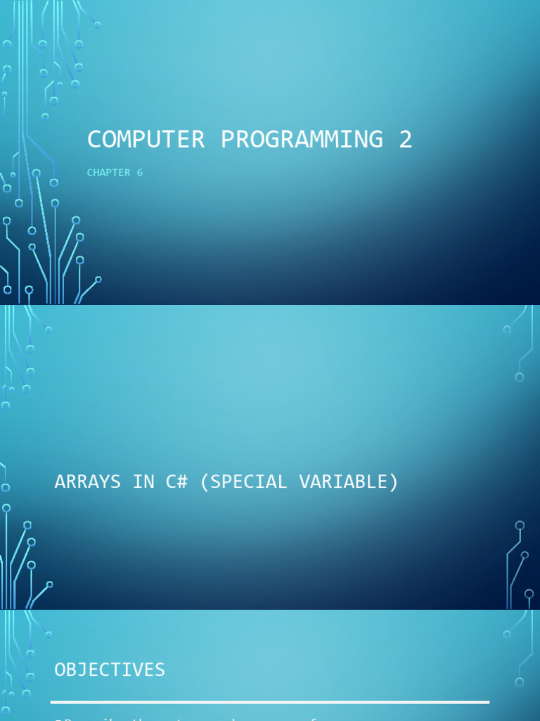 Chapter 6 Pdf Variable Computer Science Data Type 