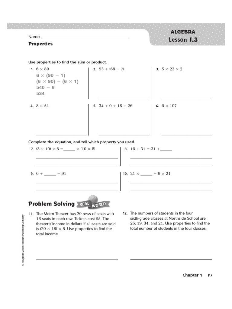 Benchmark Practice Chapter 1 Pdf Mathematical Objects Mathematical Concepts