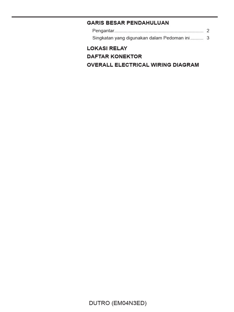 2b Electrical Wiring Diagram - Dutro - Book - Id Rev - HMSI-Buka Pake Foxit | PDF