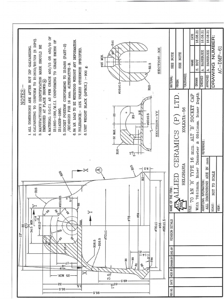 70 KN 16B R-Cap - Rev. | PDF