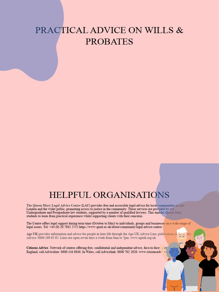 Leaflet | PDF | Solicitor | Probate