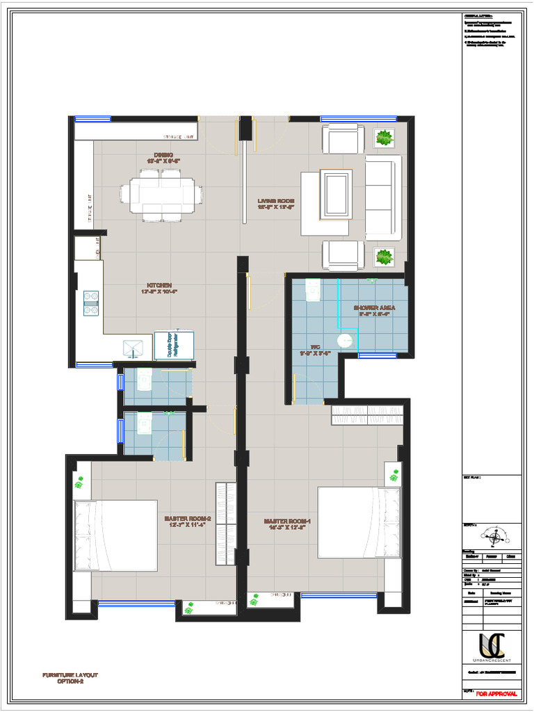 Furniture Layout Op-2 | PDF