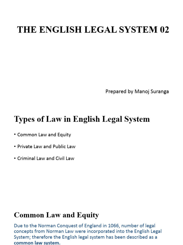 Overview of the English Legal System | PDF | Brexit | Crimes