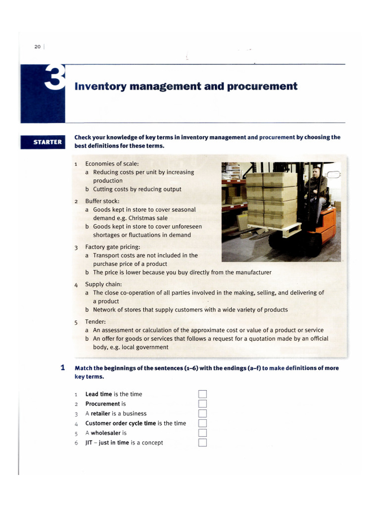 Inventory Management and Procurement | PDF