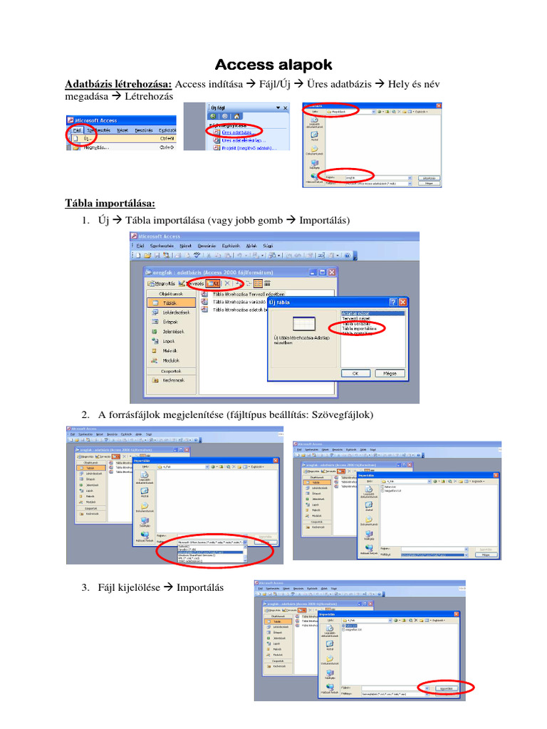 Access Alapok-I | PDF