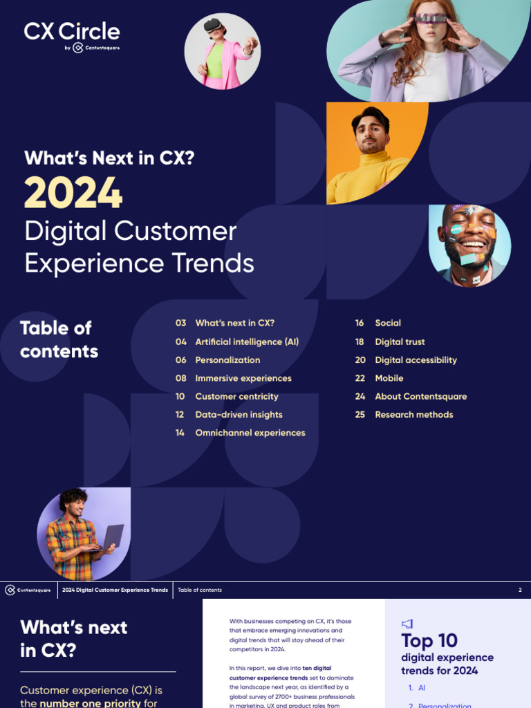 2024 Digital Customer Experience Trends | PDF | Analytics | Mobile App