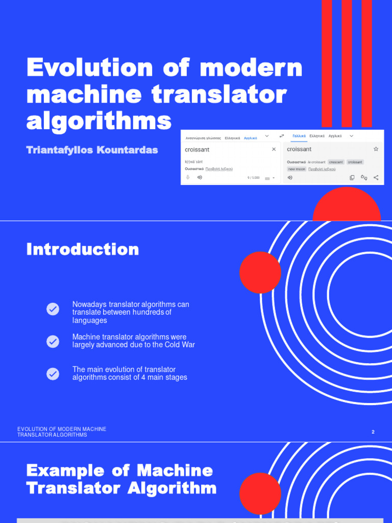 Machine Language Translators Presentation | PDF