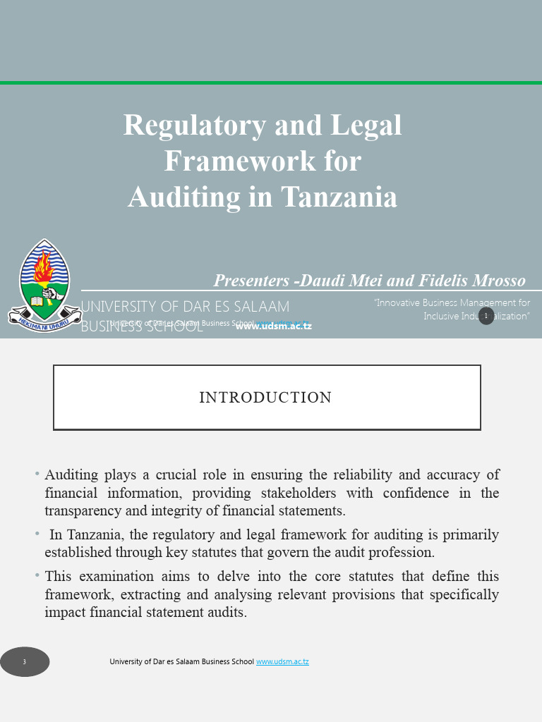 Audit Regulatory Framework-1 | PDF | Audit | Financial Audit