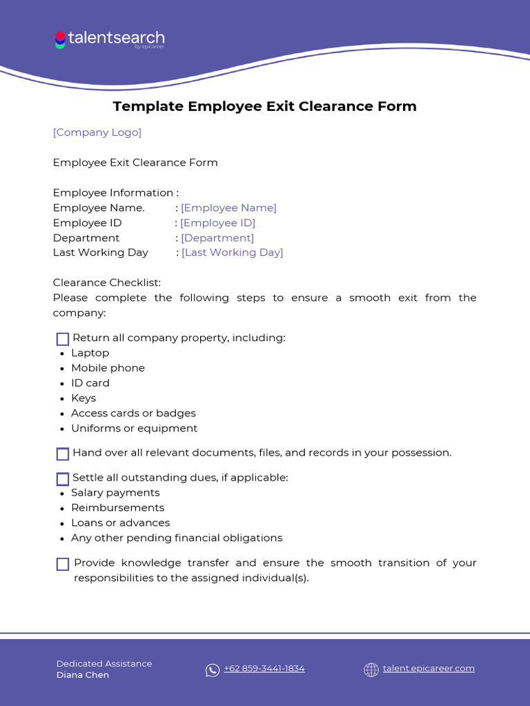 Employee Exit Clearance Guide | PDF