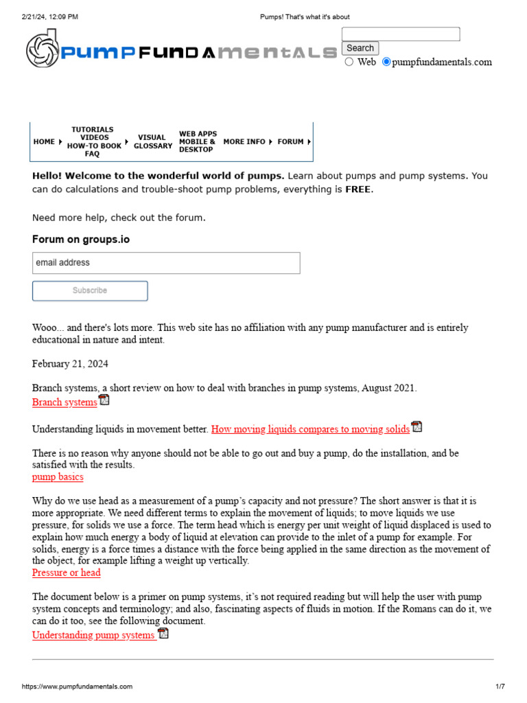 Understanding Pump Systems Basics | PDF | Pump | Fluid Dynamics