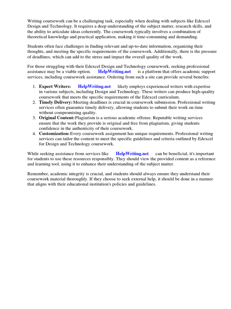 Edexcel Design and Technology Coursework Examples | PDF | Life Cycle ...