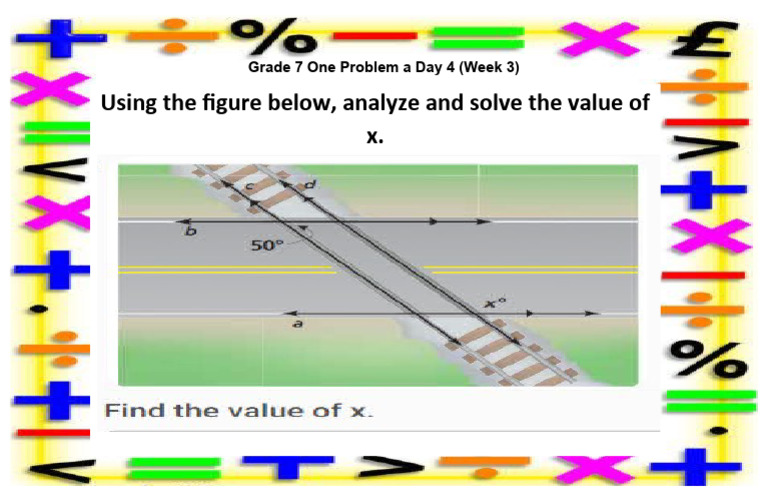 Grade 7 One Problem-Week3-day4 | PDF
