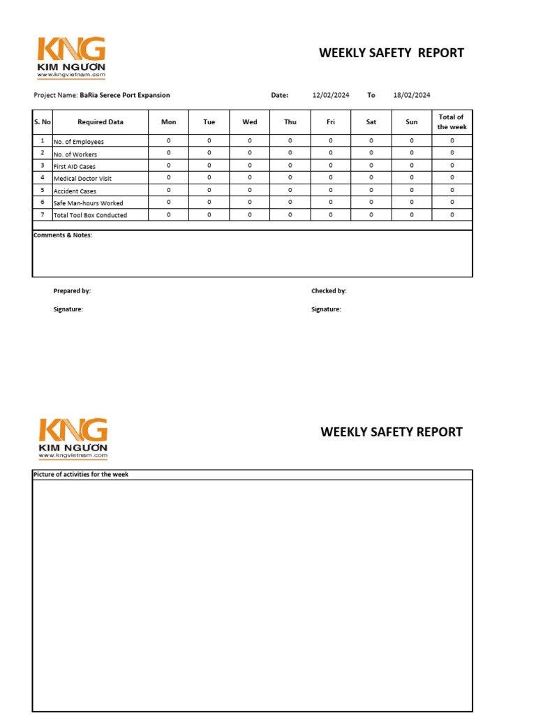 Weekly Safety Report: 12-18 Feb 2024 | PDF
