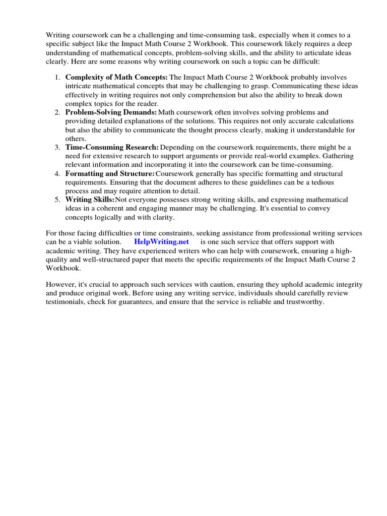 Impact Math Course 2 Workbook | PDF | E Bay | Mathematics