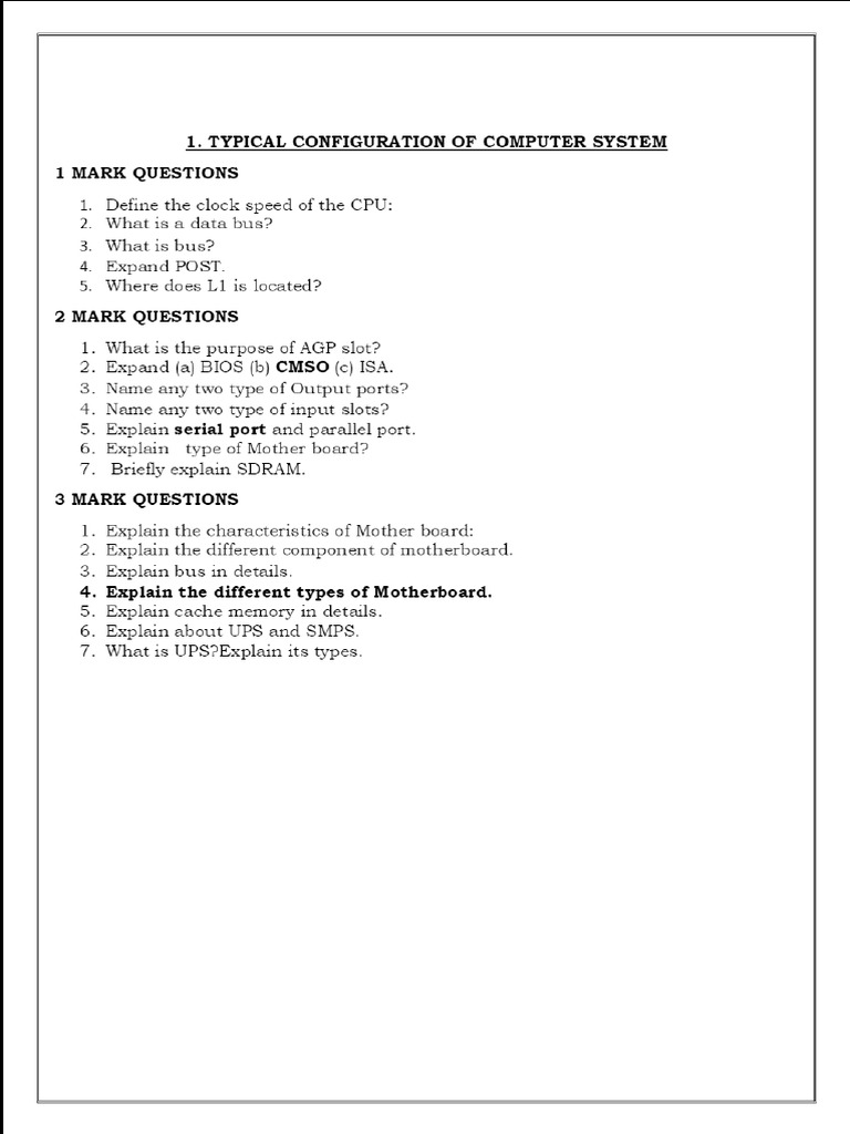 Imp Questions 2nd Puc Computer | PDF