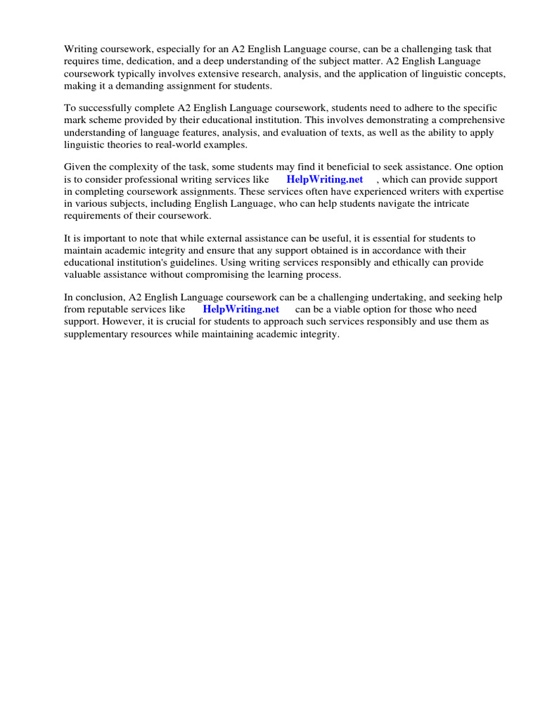A2 English Language Coursework Mark Scheme | PDF | Linguistics | Human ...