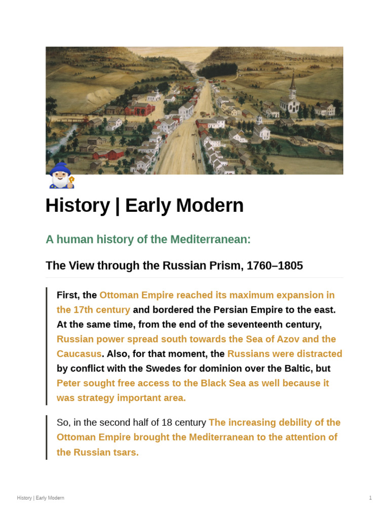 Early Modern History Notes. UNIME 1st Year | PDF | Renaissance ...