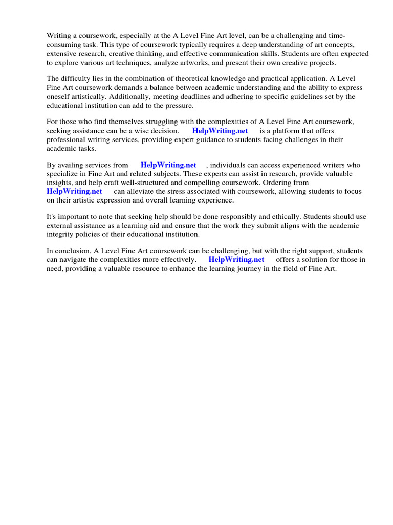 A Level Fine Art Coursework | PDF | Drawing | Composition (Visual Arts)