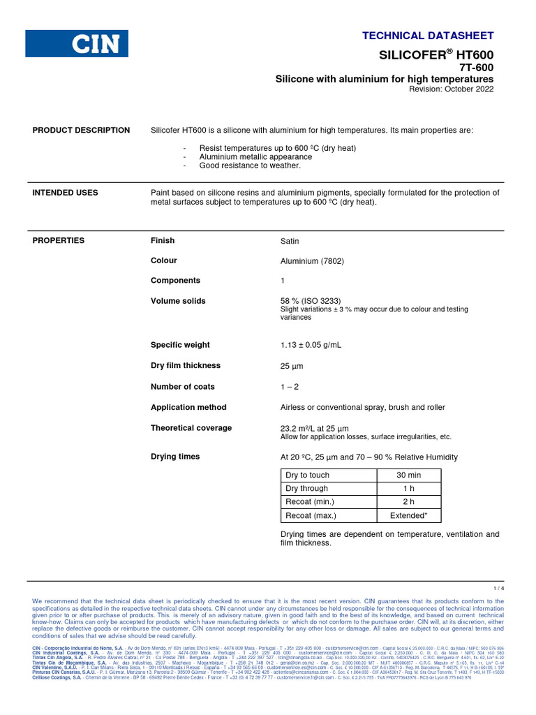 7T600 Ant Cin BT en | PDF | Paint | Chemistry