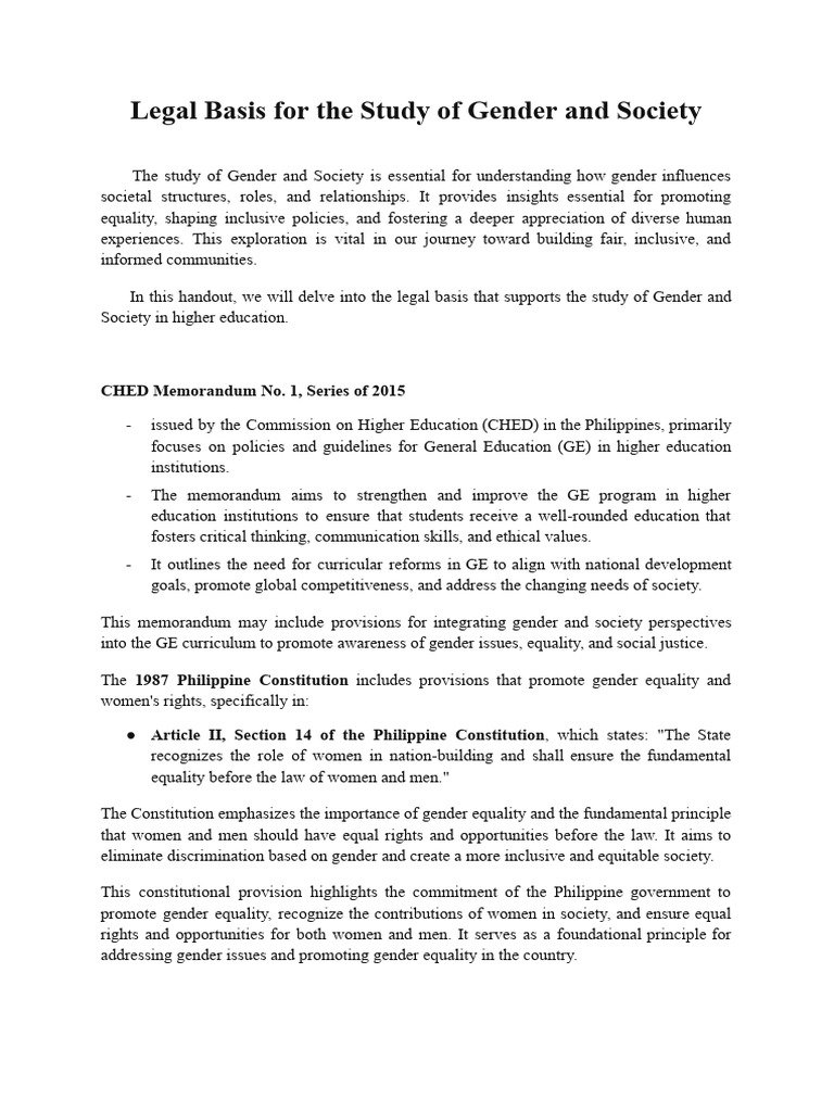 Untitled Document | PDF | Gender And Development | Gender Mainstreaming