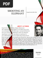 Shooting An Elephant by George Orwell | PDF
