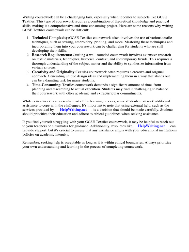 Gcse Textiles Coursework 2013 | PDF | Textiles | Dyeing