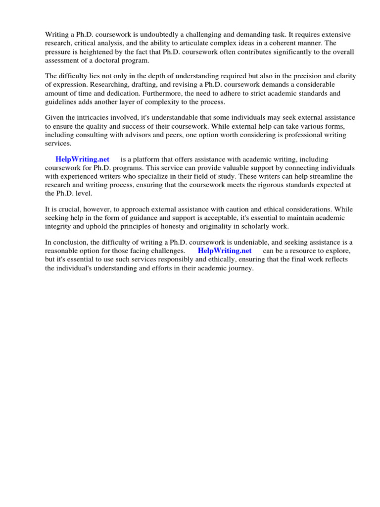 PHD Course Work Exam Date | PDF | Doctor Of Philosophy | Thesis