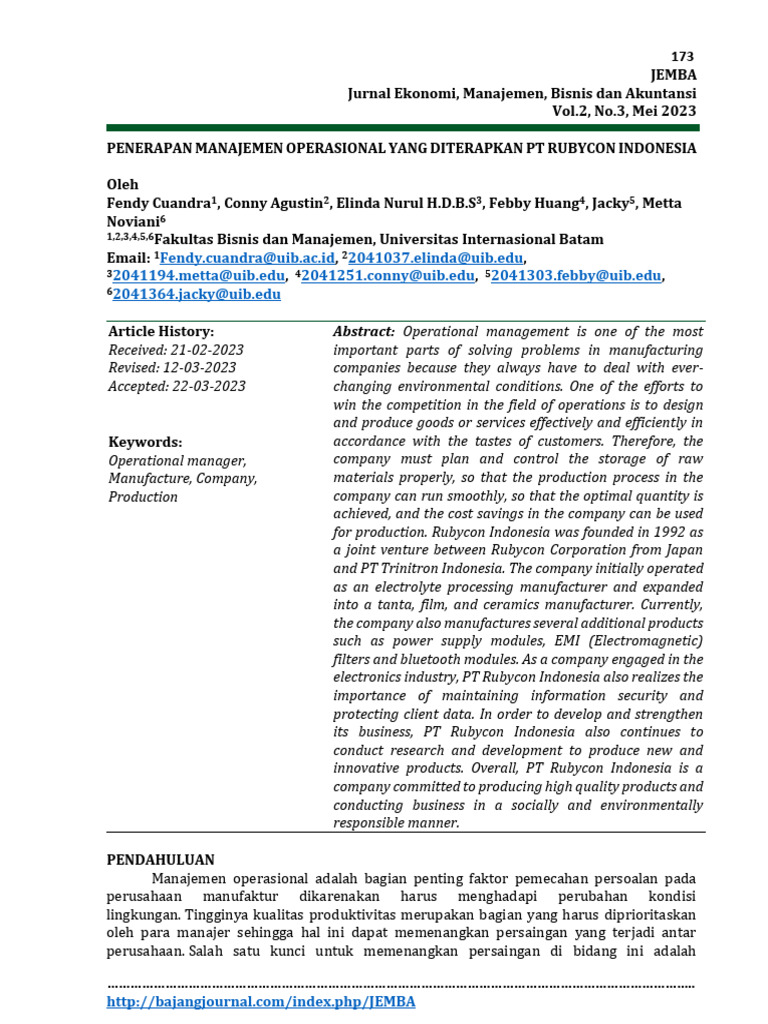 Fendy - Cuandra@uib - Ac.id 2041037.elinda@uib - Edu 2041194.metta@uib - Edu 2041251.conny@uib ...