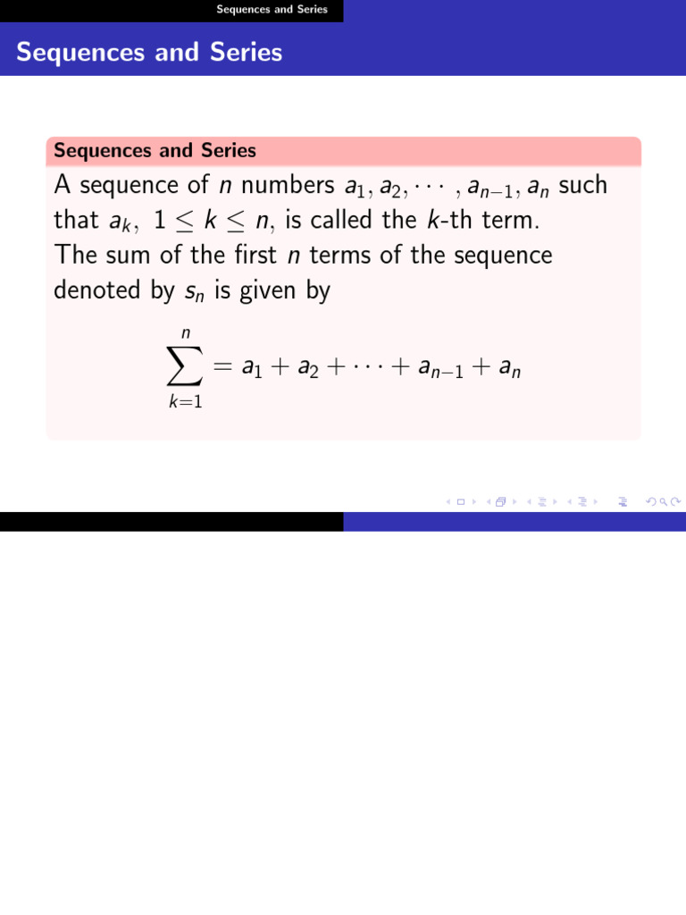 Understanding Sequences and Series | PDF | Analysis | Mathematical Objects
