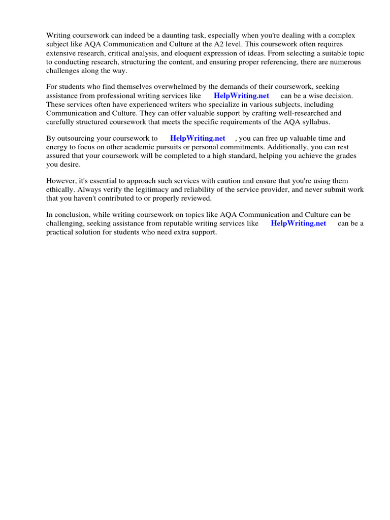 Aqa Communication and Culture A2 Coursework | PDF | Facebook | Question