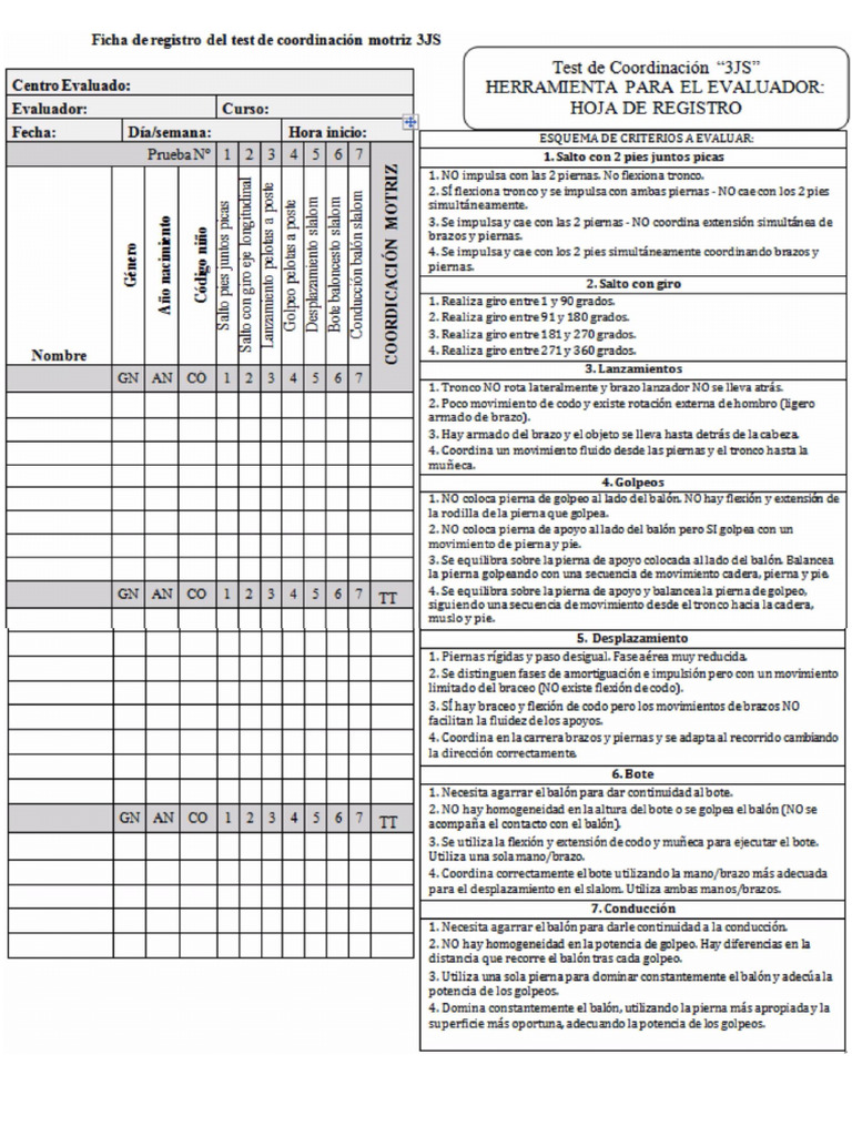 3 Ficha Registro 3JS | PDF