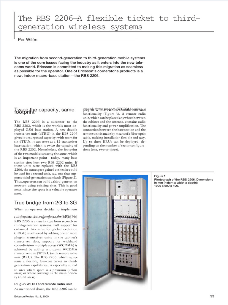 Pdfslide - Us - Rbs 2206 Overview | PDF | General Packet Radio Service ...