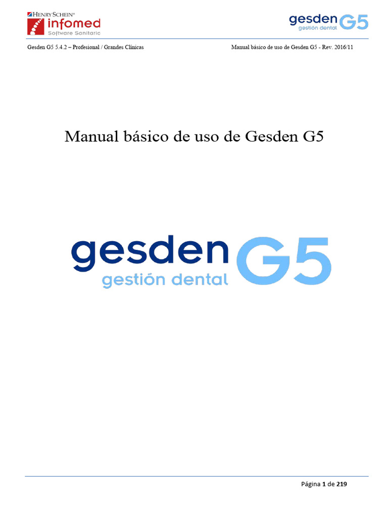 Manual Básico de Uso de Gesden G5 | PDF | Microsoft Windows | Informática