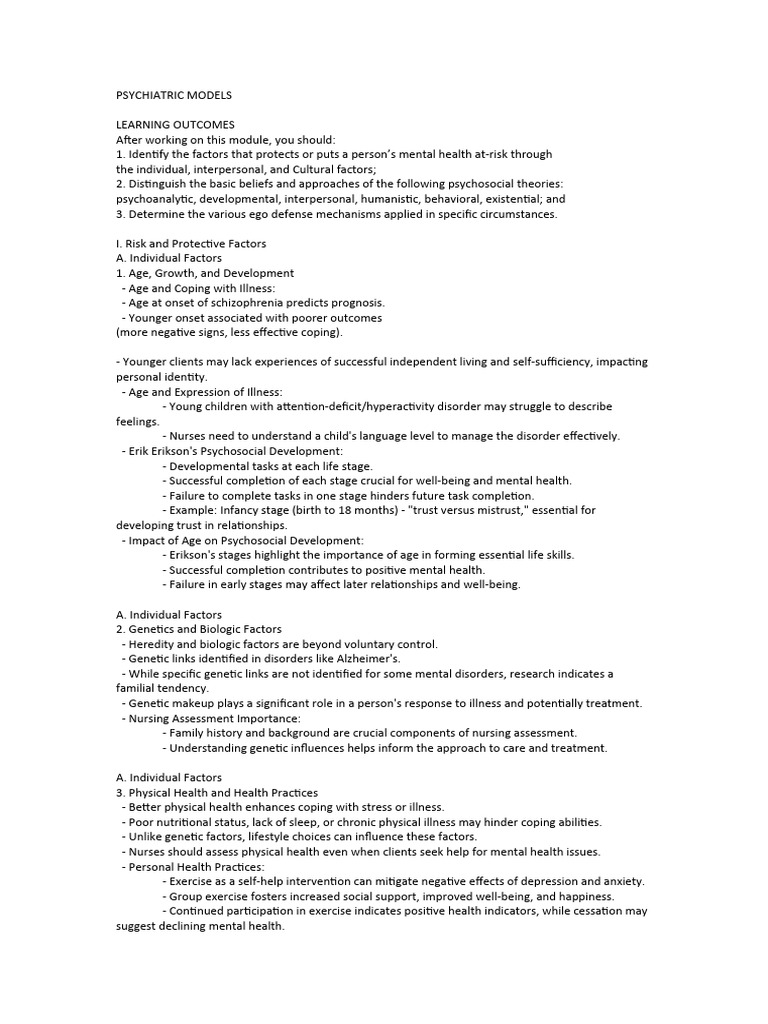Lesson 2 Outline | Download Free PDF | Psychological Resilience | Id