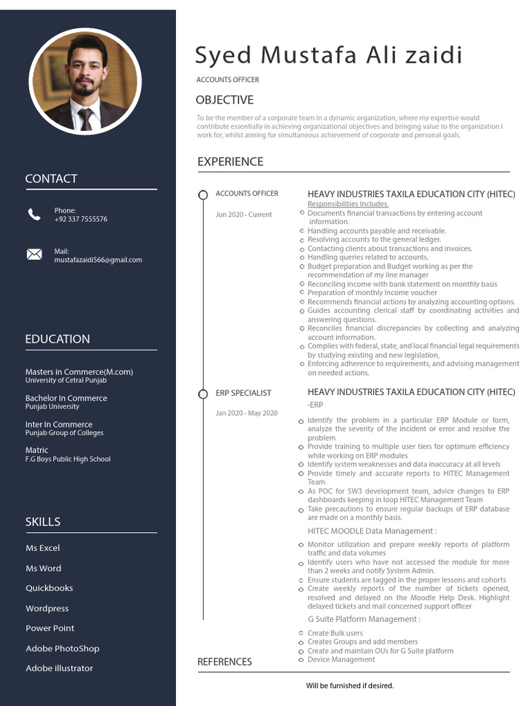 Mustafa CV | PDF | Business | Information Technology Management