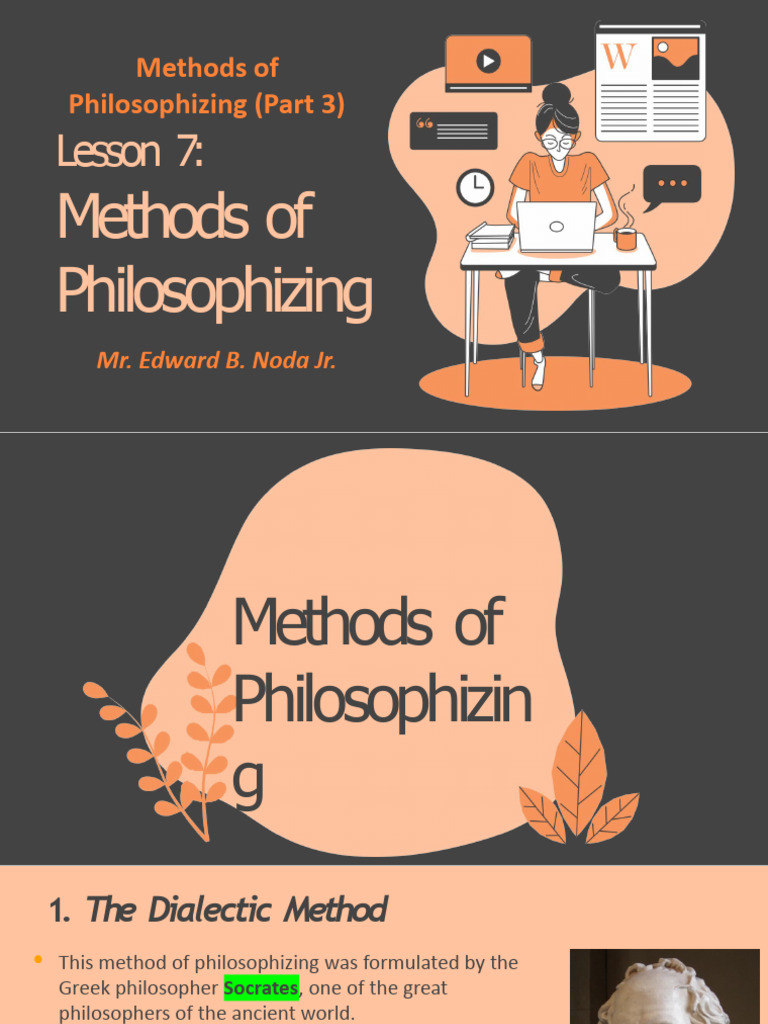 Lesson 7 Methods of Philosophizing Hand Outs | Download Free PDF ...