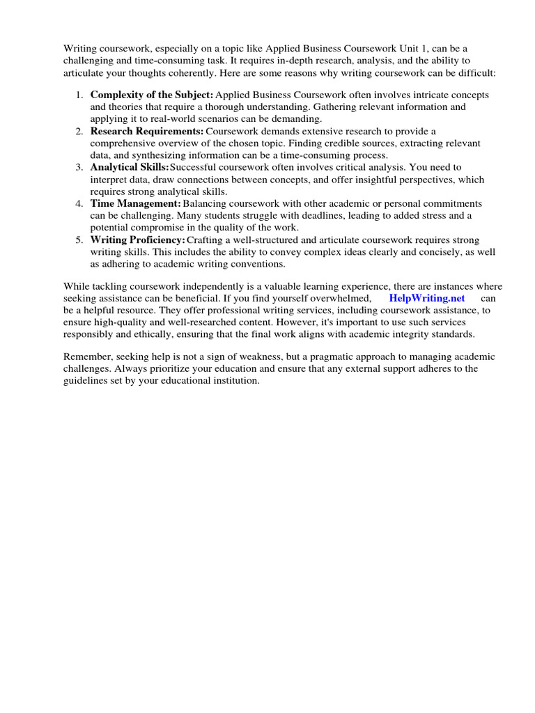 Applied Business Coursework Unit 1 | PDF | Linked In | Information