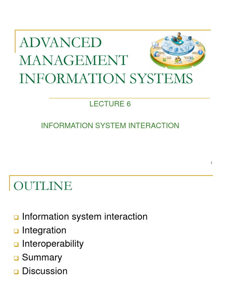 Chapter 6-Information System Interaction | PDF