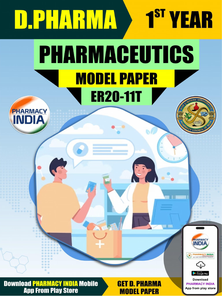 D. Pharma 1st Year Model Paper | PDF | Pharmacy | Topical Medication