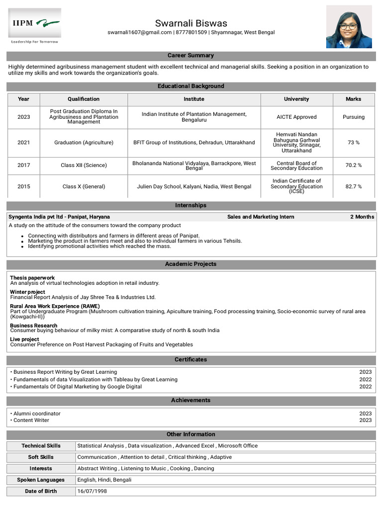Swarnali Biswas | PDF