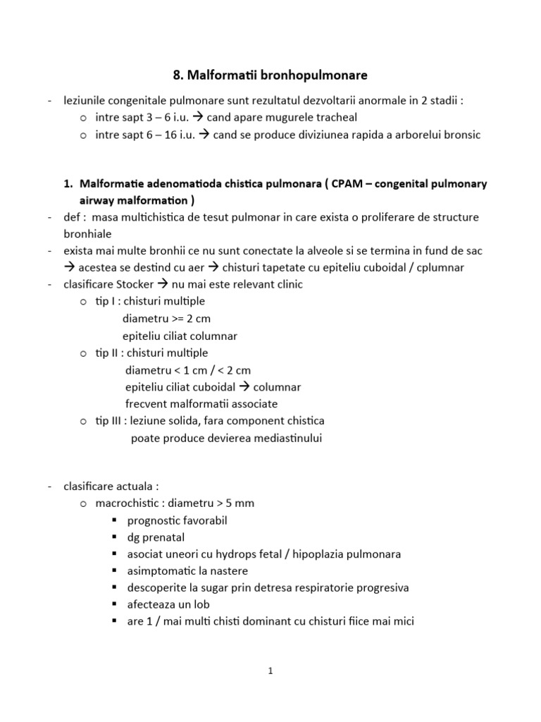Malf Bronhopulm | PDF