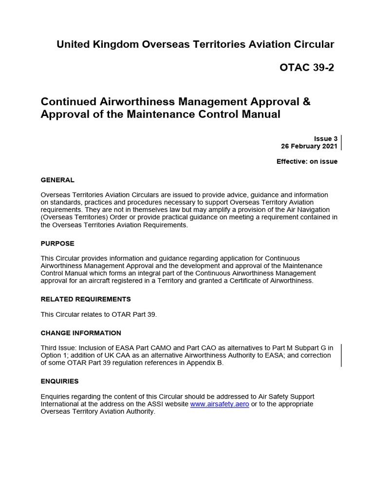 Continued Airworthiness Management | PDF | Federal Aviation ...