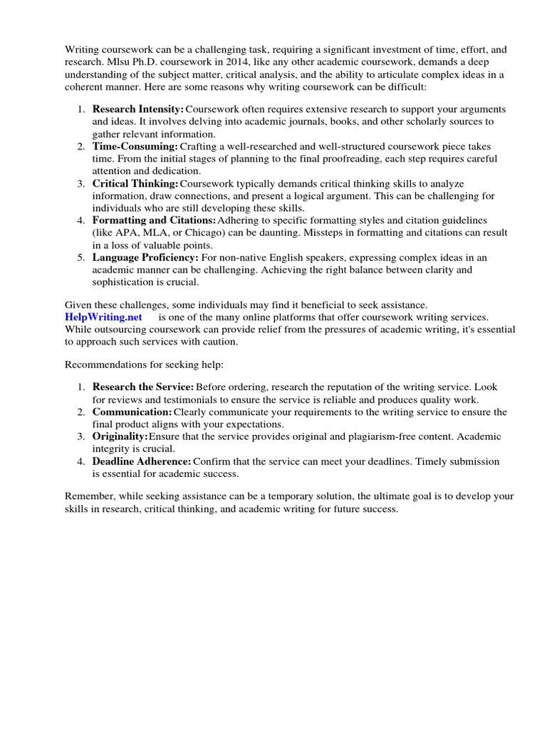 Mlsu PHD Course Work 2014 | PDF